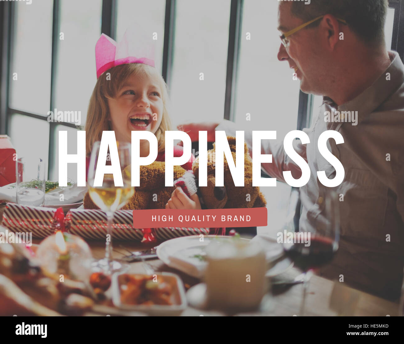 Happiness Cheerful Gift Laughter Smile Stock Photo - Alamy