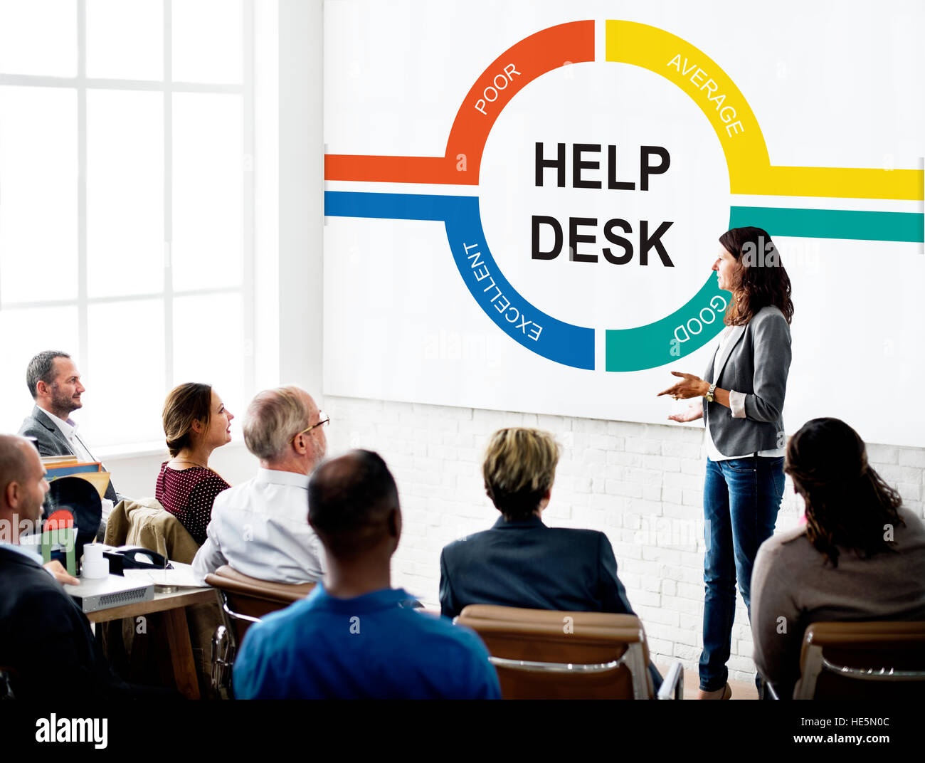 Customer Service Feedback Comment Graphic Concept Stock Photo - Alamy
