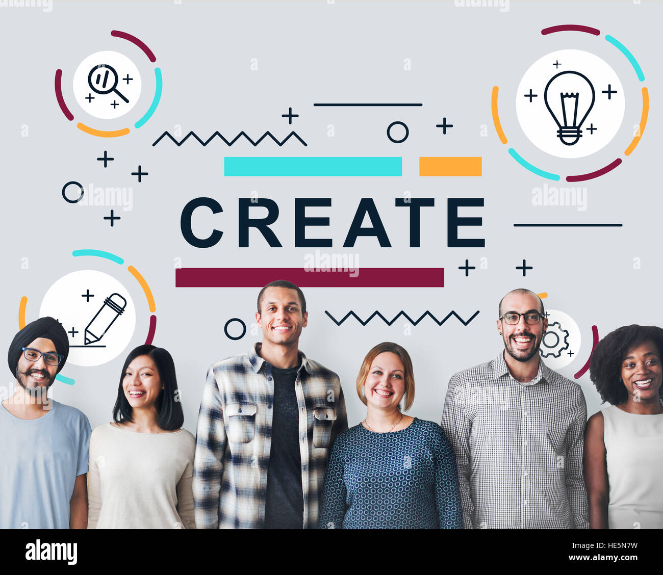 Design Creative Imagination Ideas Graphic Concept Stock Photo - Alamy