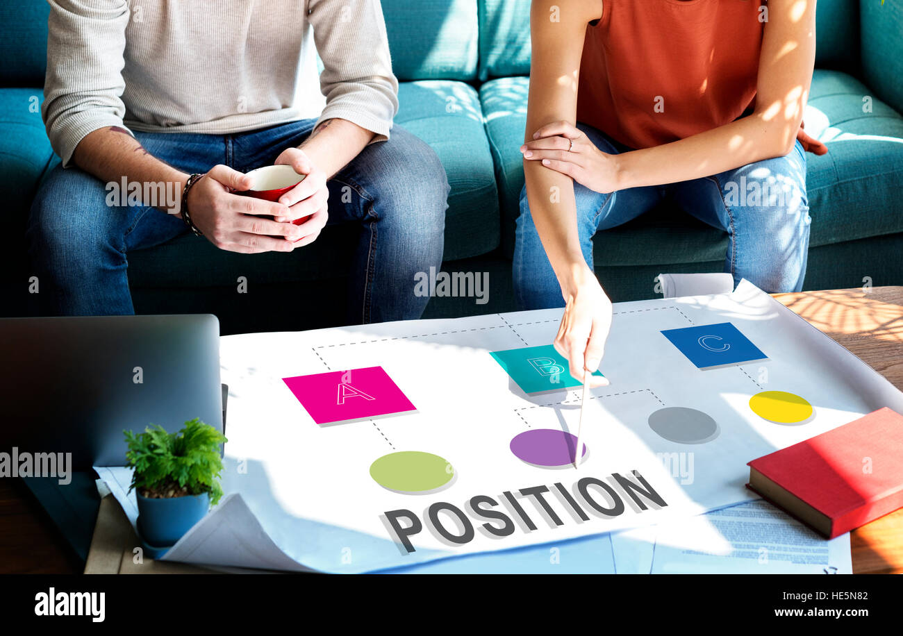 Position Organization Chart Structure Concept Stock Photo - Alamy