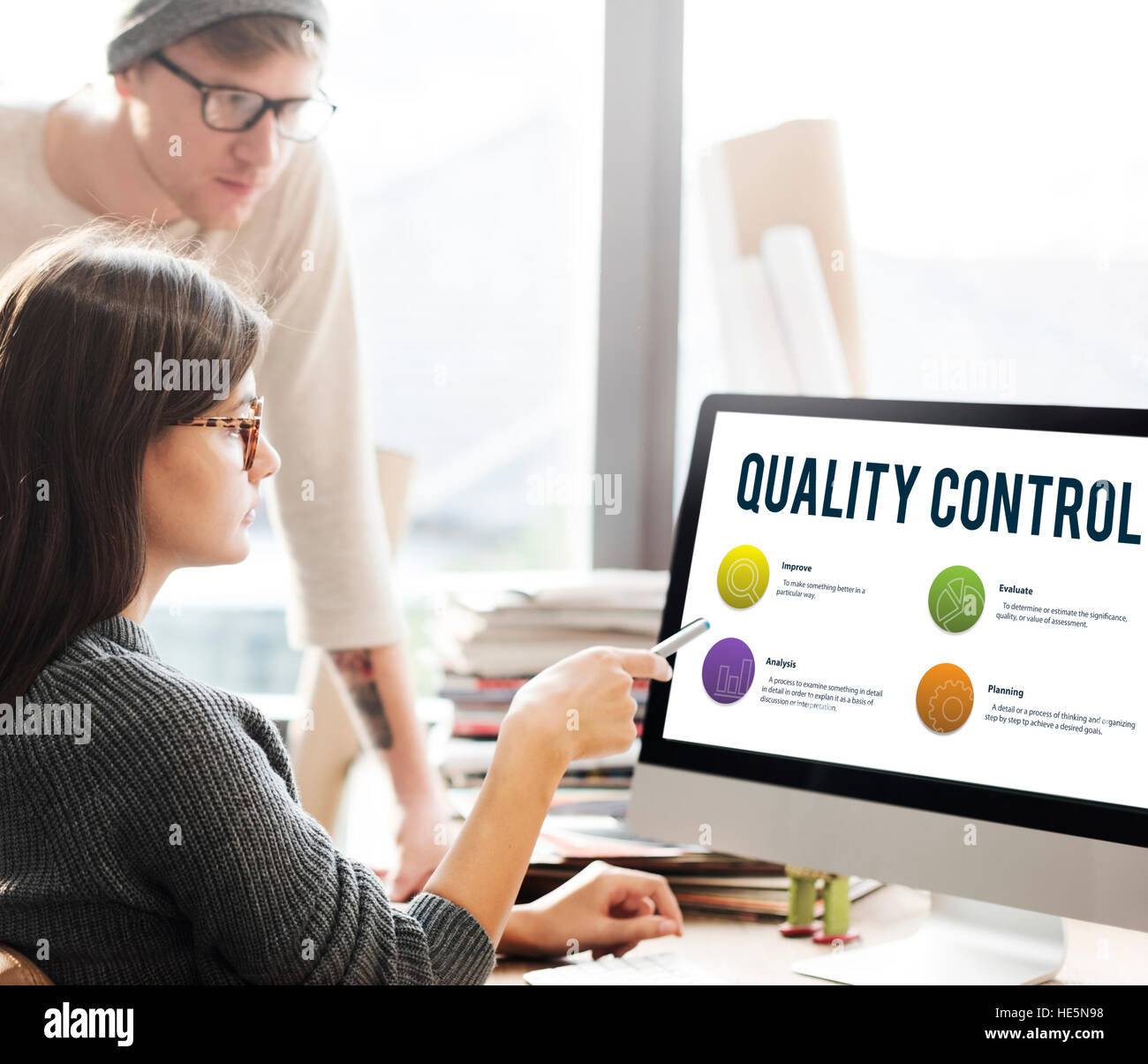 Quality Control Improve Strategy Concept Stock Photo - Alamy