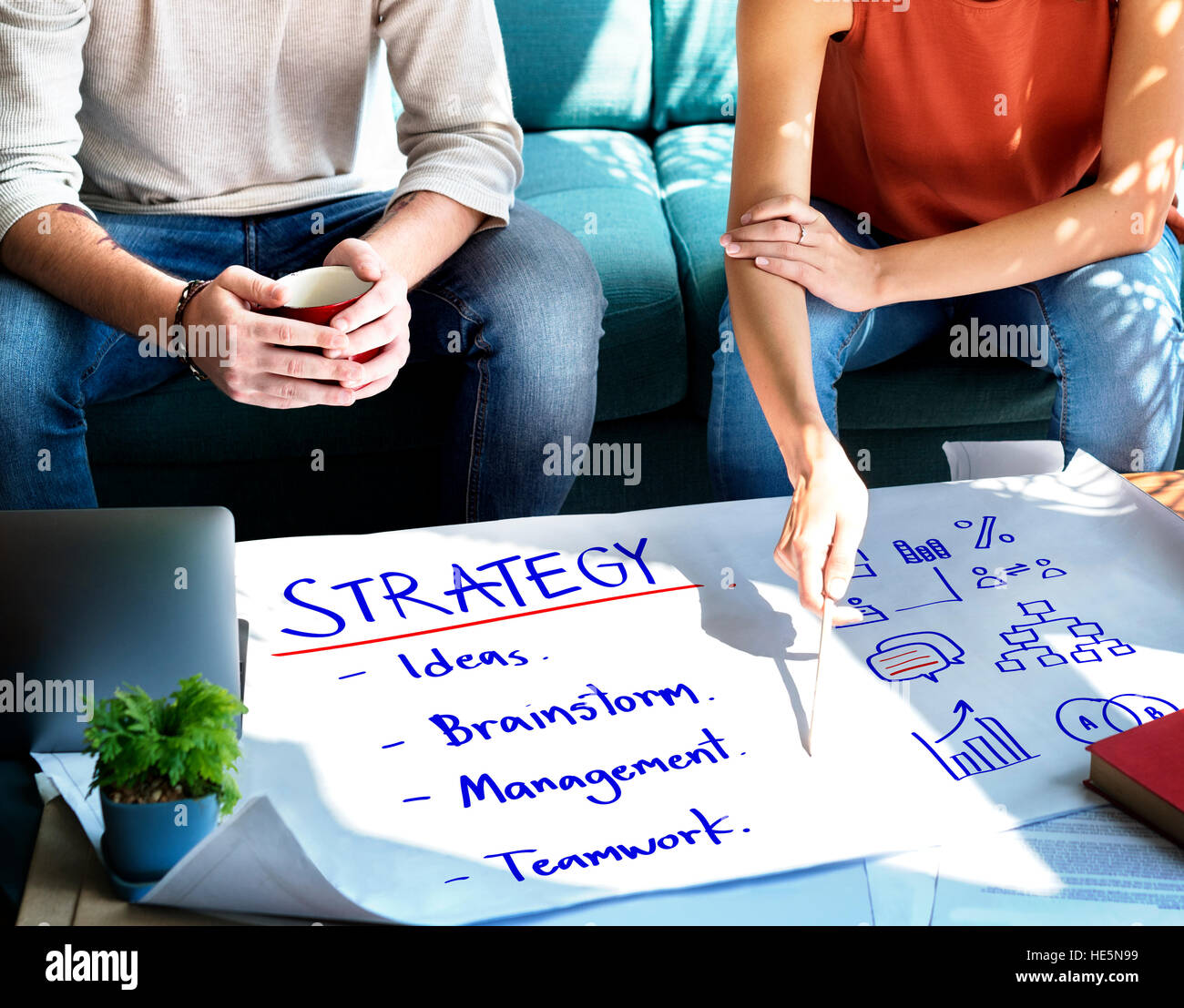 Process Business Strategy Management Solution Teamwork Concept Stock ...