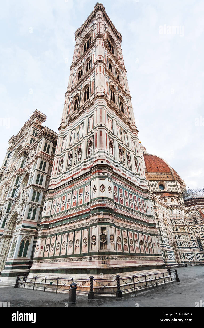 travel to Italy - Giotto's Campanile and Florence Duomo Cathedral ...