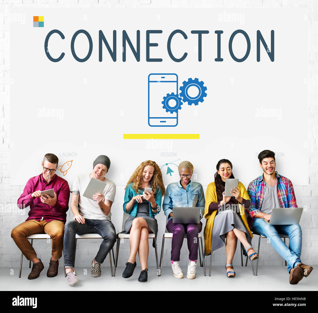 Communication Connection Technology Networking Concept Stock Photo - Alamy