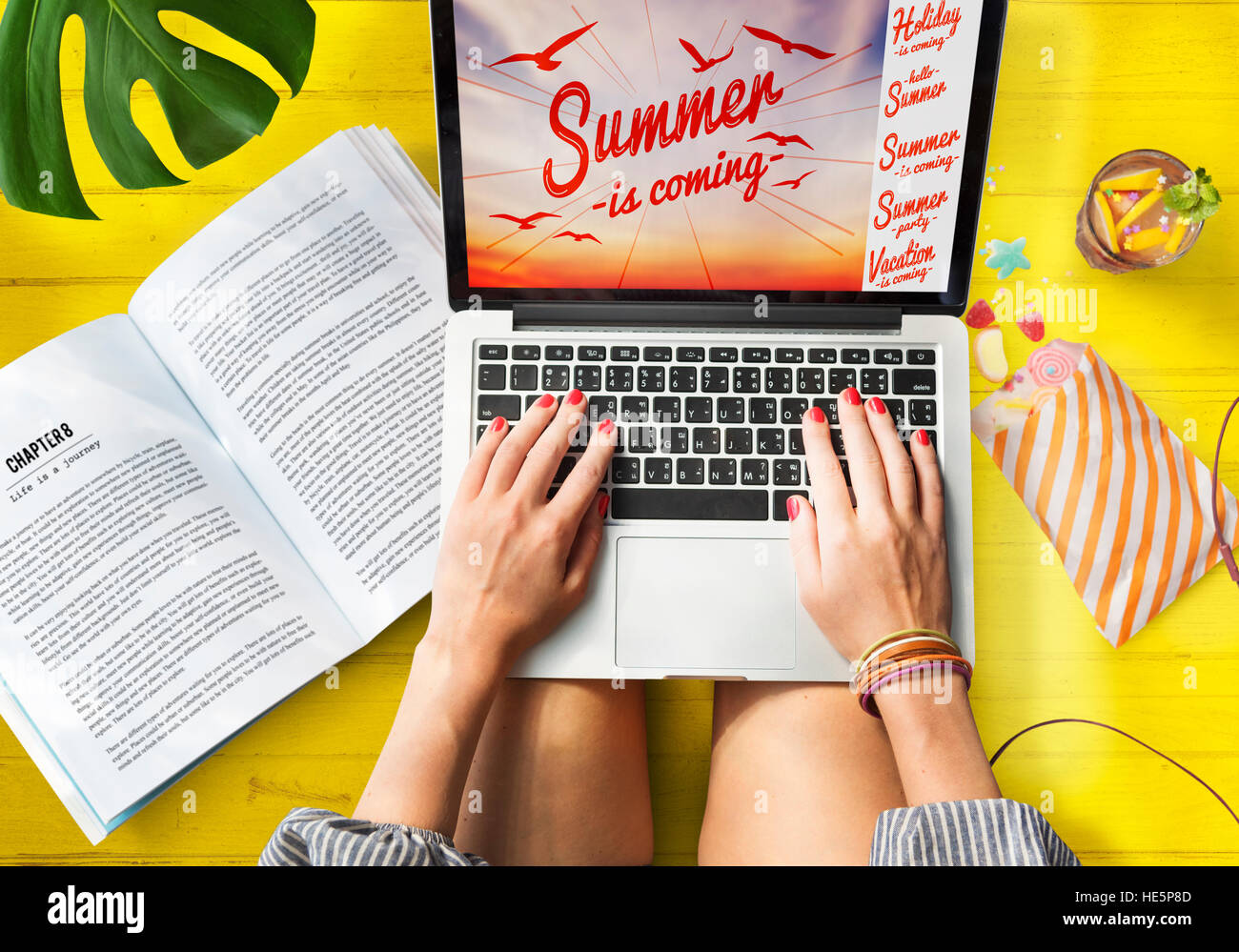 Summer Break Fun Party Banner Concept Stock Photo - Alamy Summer Break Fun Party Banner Concept Stock Photo - Alamy