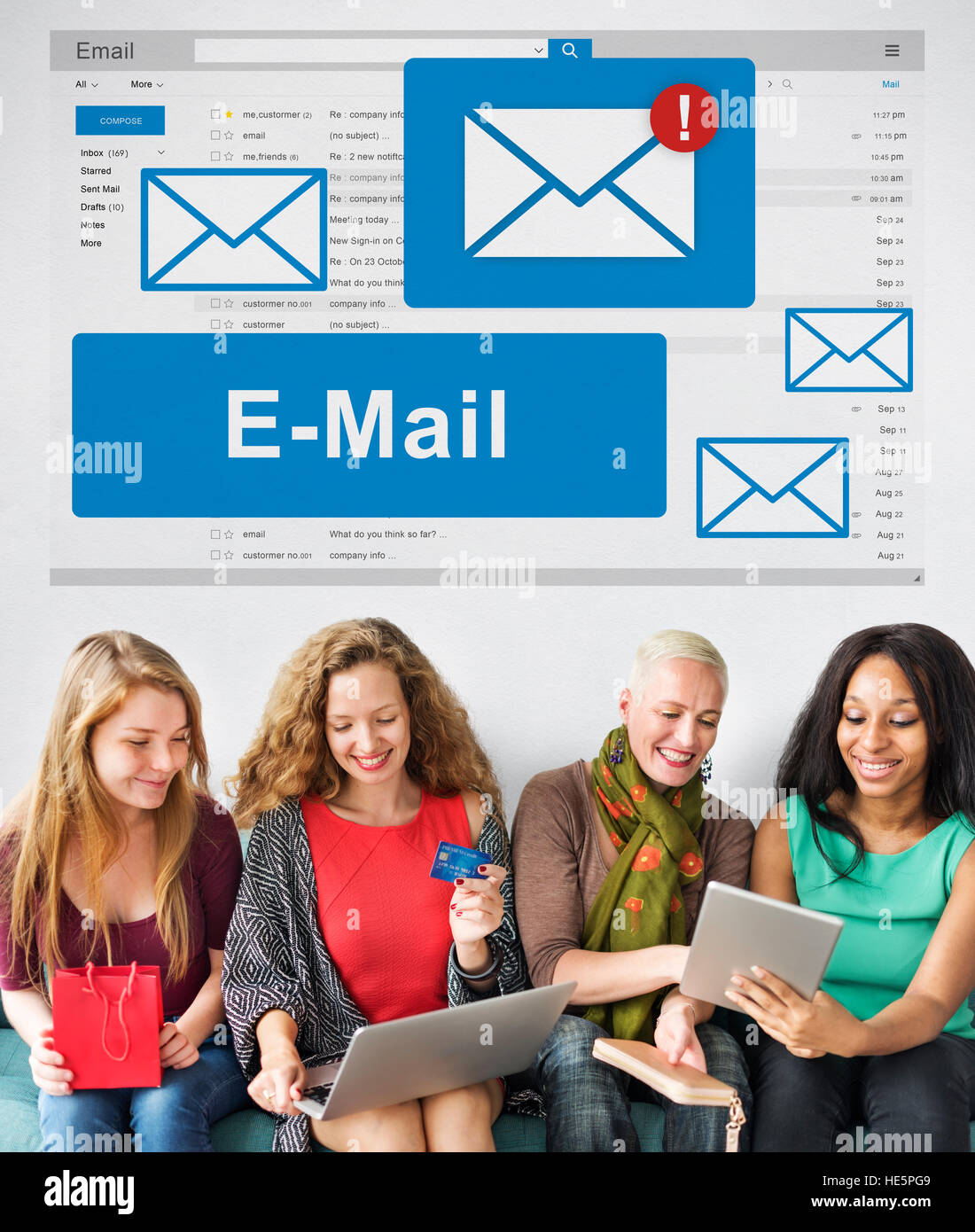 Mail Communication Connection Online Concept Stock Photo - Alamy