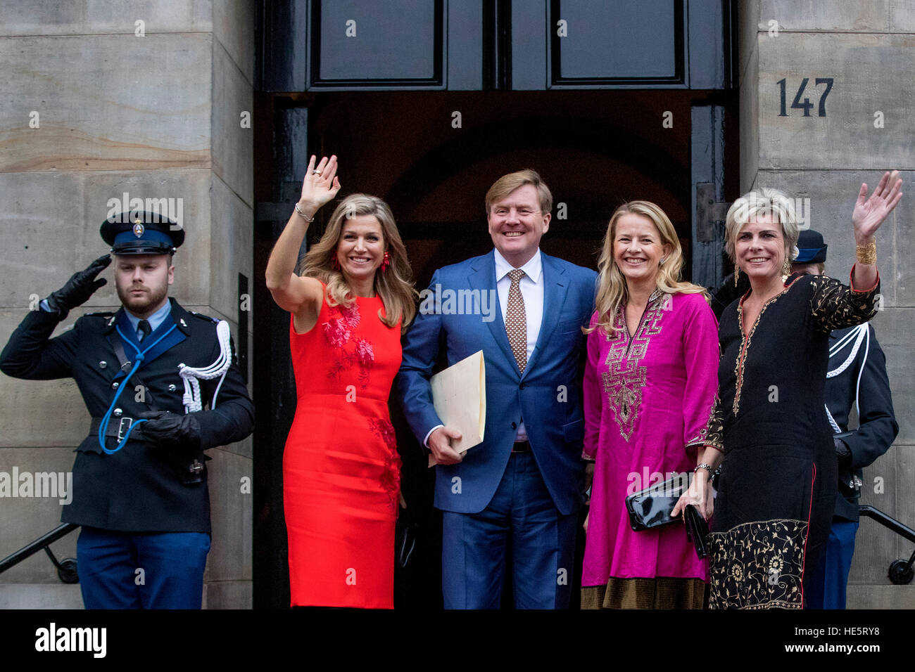 Amsterdam, The Netherlands. 15th Dec, 2016. King Willem-Alexander ...