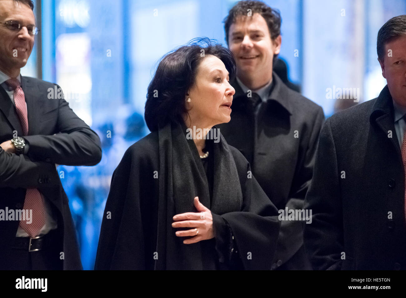New York, Us. 14th Dec, 2016. Safra Catz, CEO of Oracle, is seen upon ...