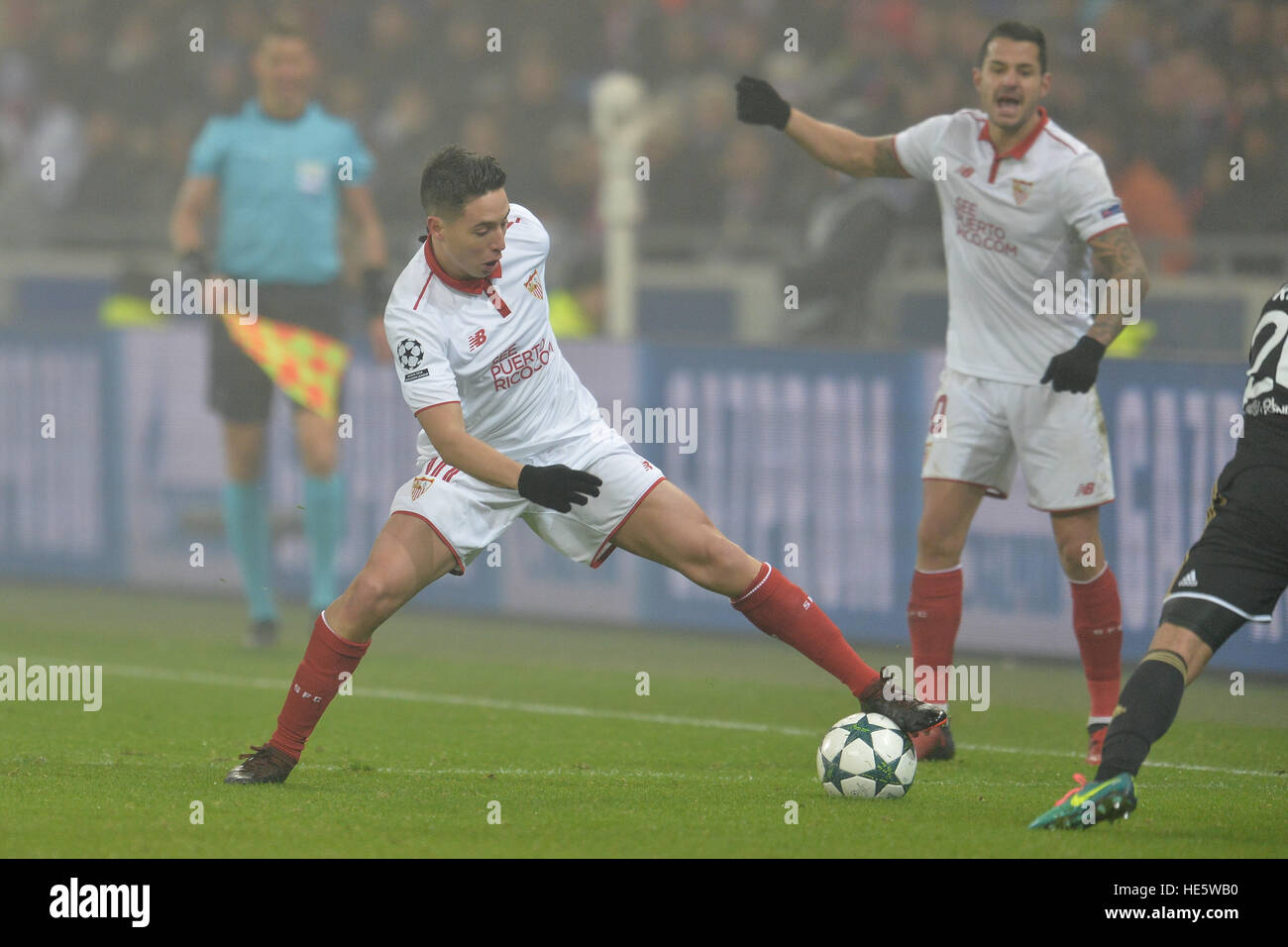 07.12.2016. Lyon, France. UEFA Champions league football, group stages ...