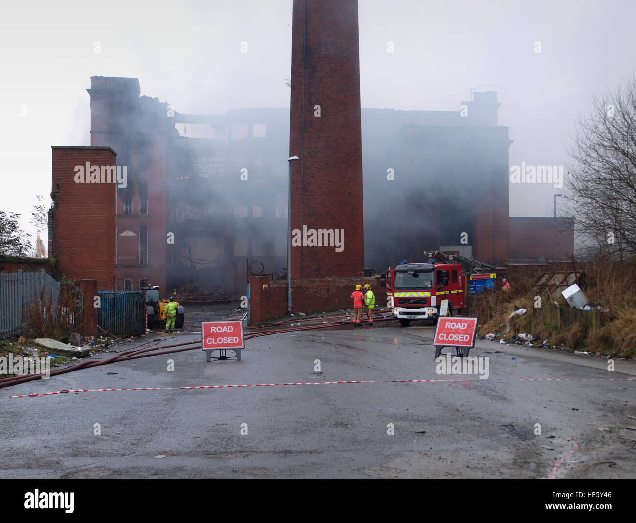 Oldham mill fire hi-res stock photography and images - Alamy