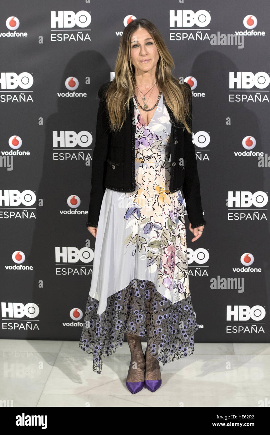 Madrid, Spain. 15th Dec, 2016. Photocall with Sarah Jessica Parker at ...