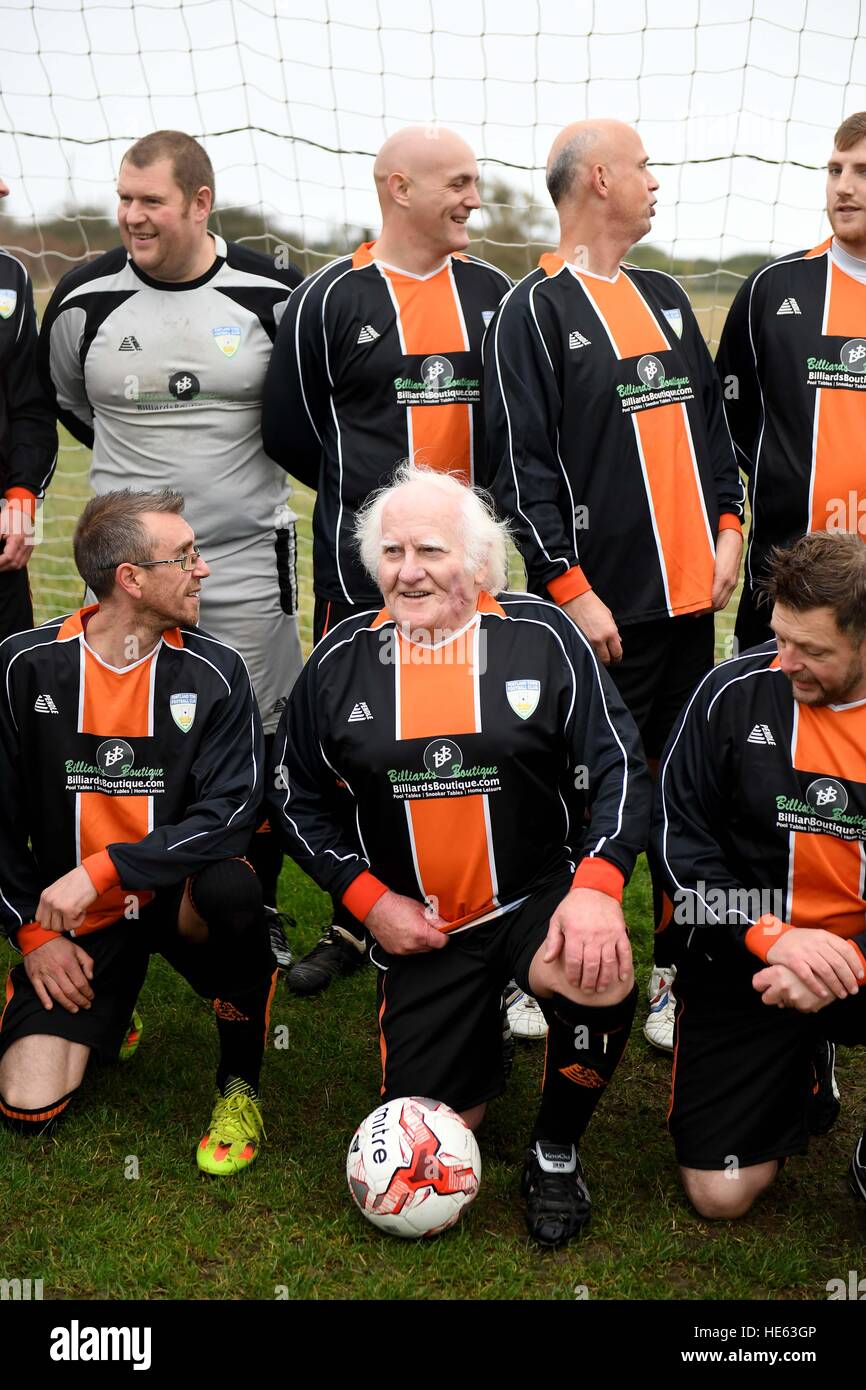 Old People Playing Football