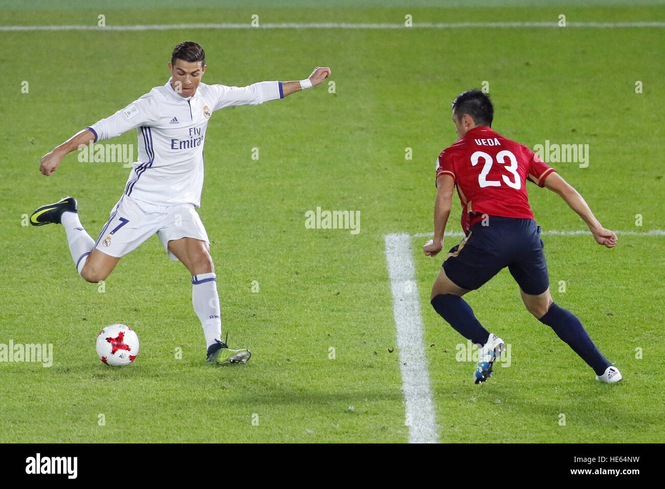 Kanagawa, Japan. 18th Dec, 2016. (L-R) Cristiano Ronaldo (Real ...
