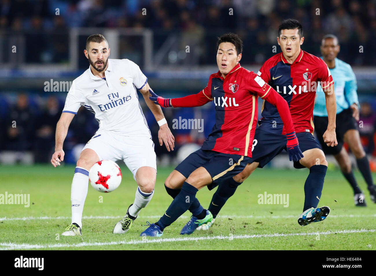 Kanagawa, Japan. 18th Dec, 2016. (L-R) Karim Benzema (Real), Gen Shoji ...