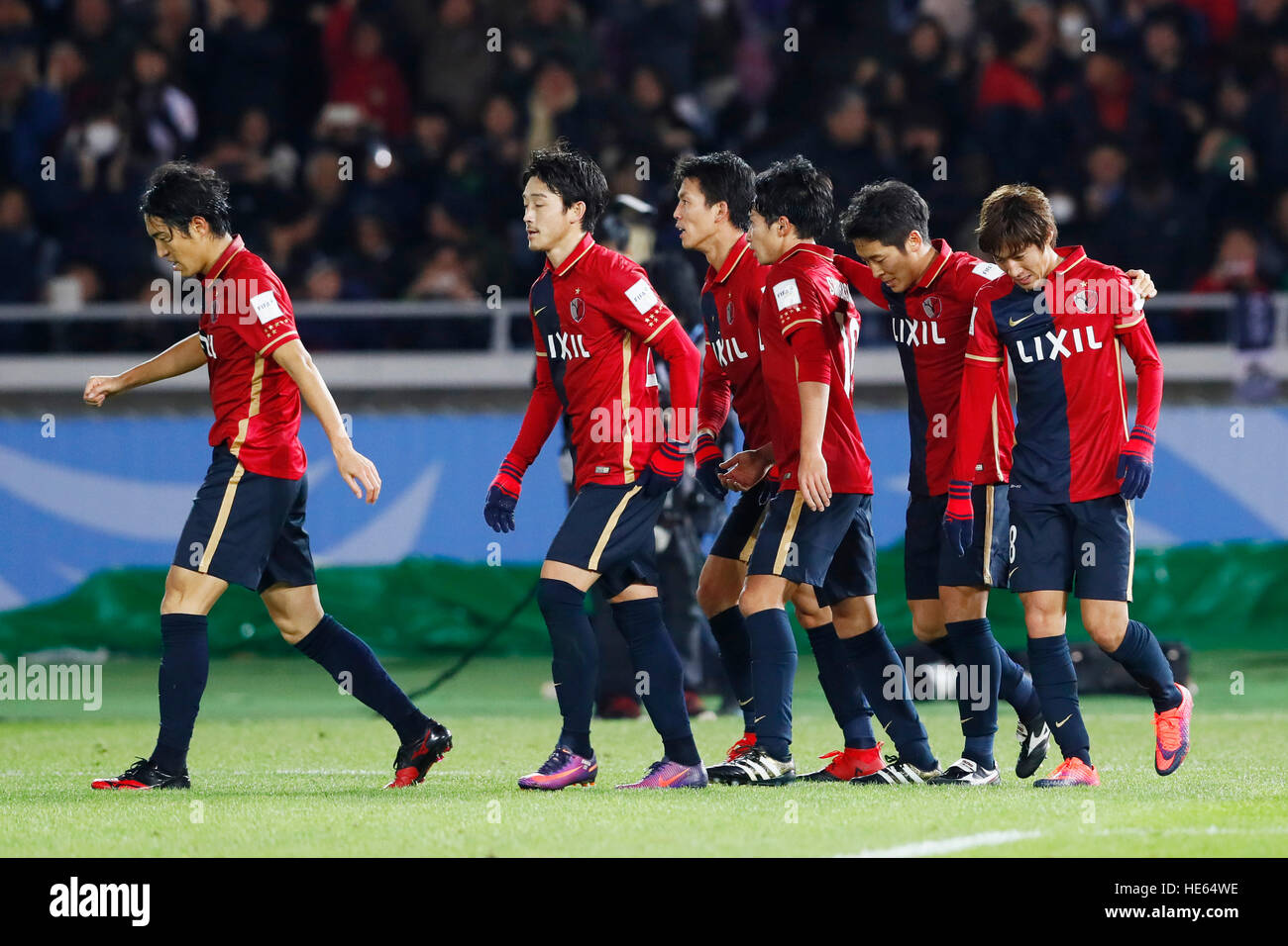 Kanagawa, Japan. 18th Dec, 2016. Kashima Antlers team group Football ...