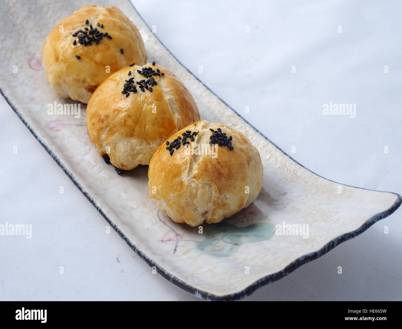 China. 17th Dec, 2016. Egg Yolk Puff is a special Chinese snack made from butter and egg yolk ...