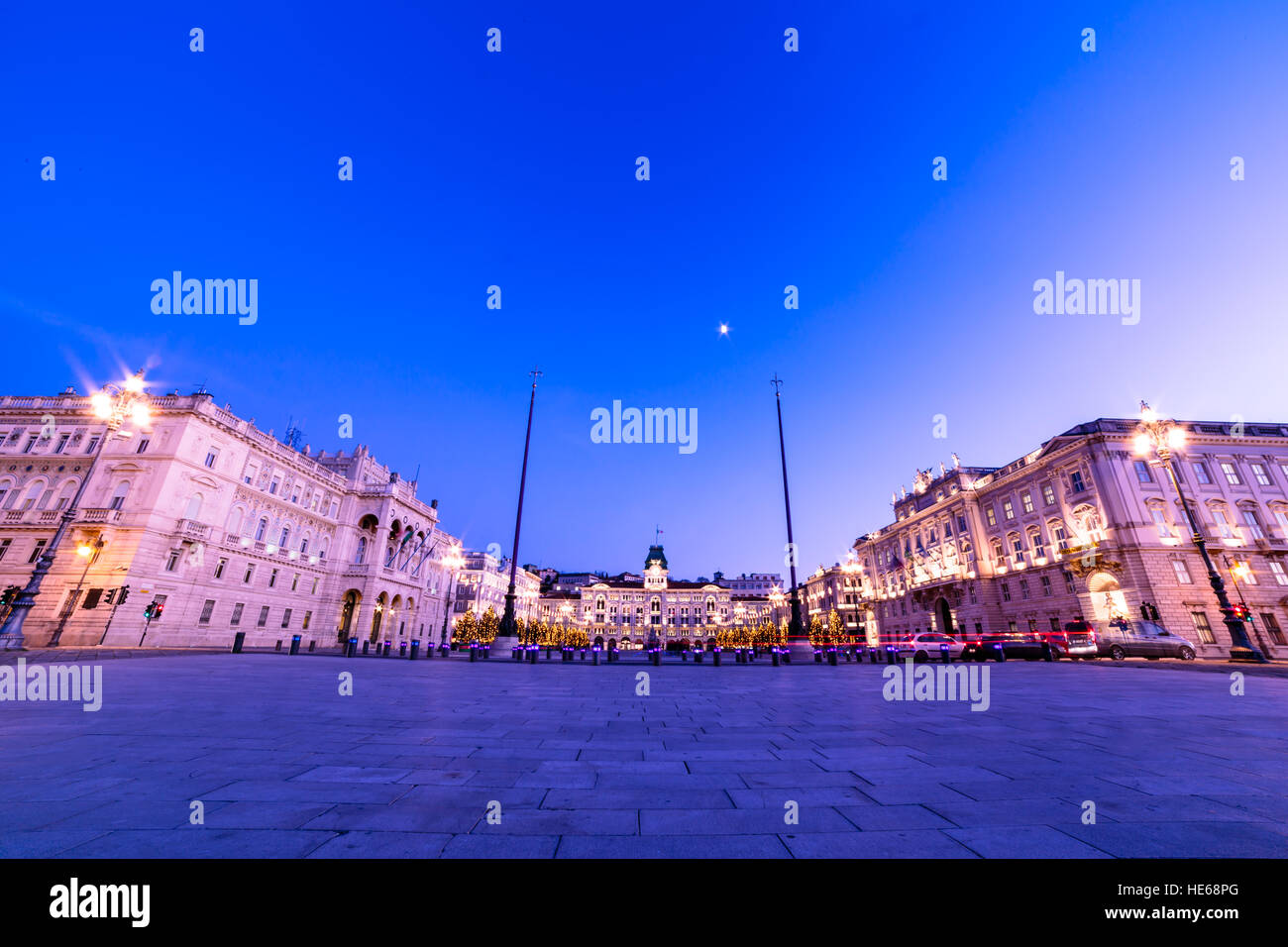 Trieste unità square aerial view hi-res stock photography and images ...