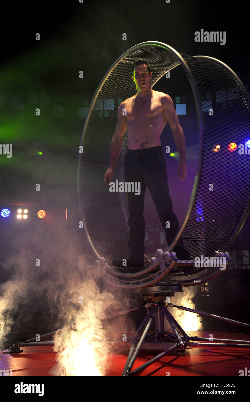 La Soiree at Christmas in Leicester Square Featuring: David Girard ...