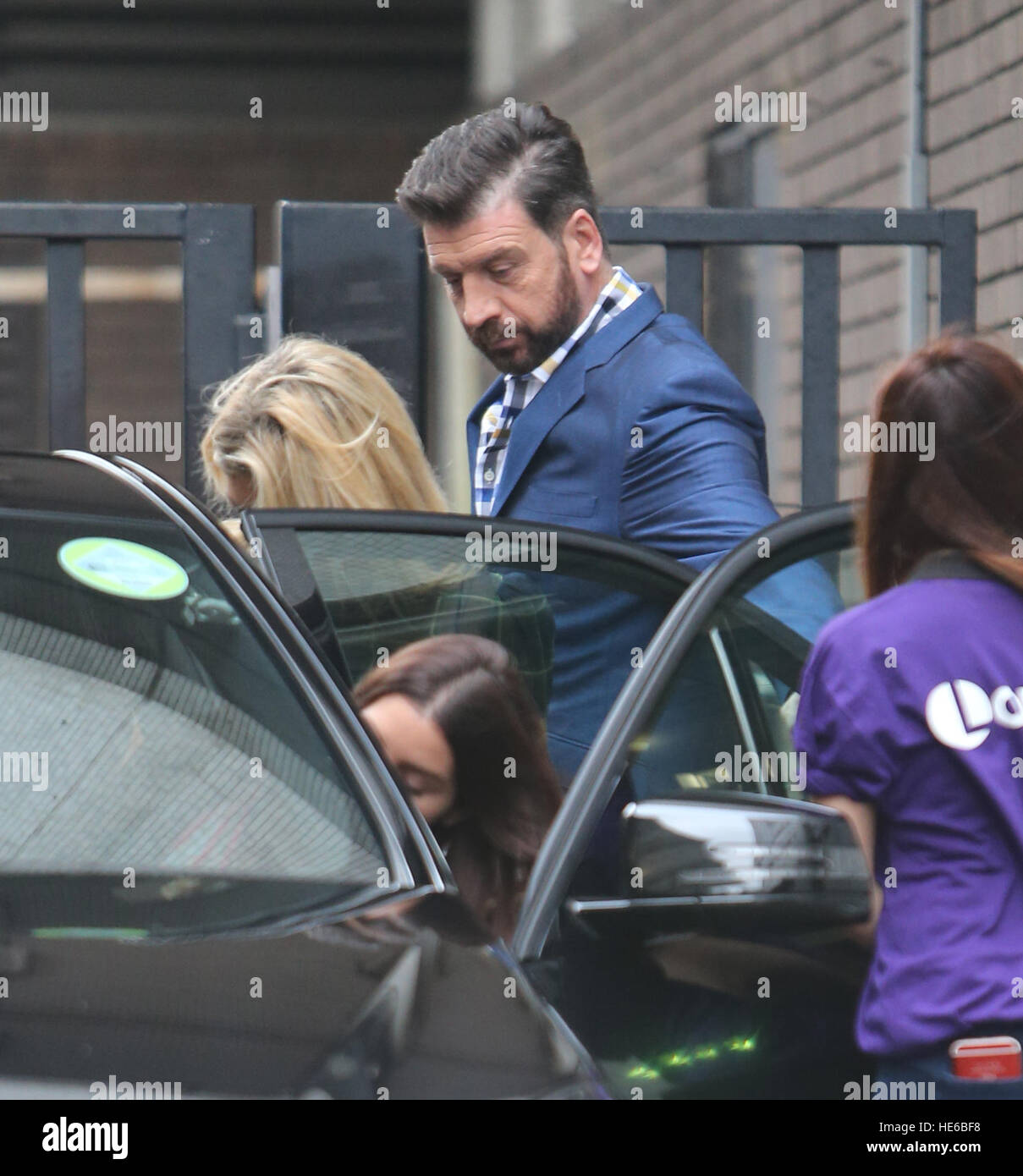 Nick Knowles and wife Jessica Rose Moor outside ITV Studios Featuring ...