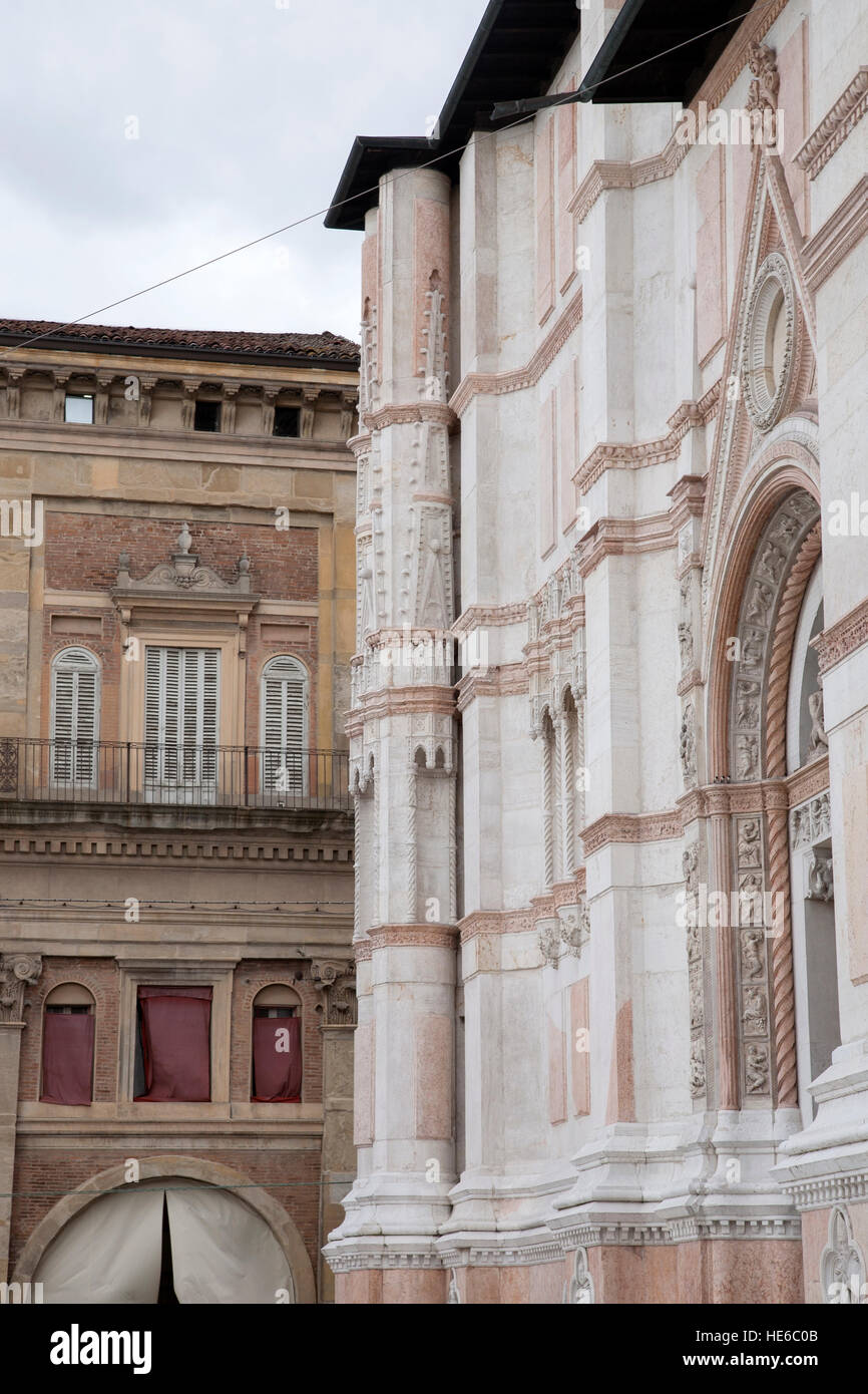 Cathedral Church Building Entrance; Piazza Maggiore Square; Bologna ...