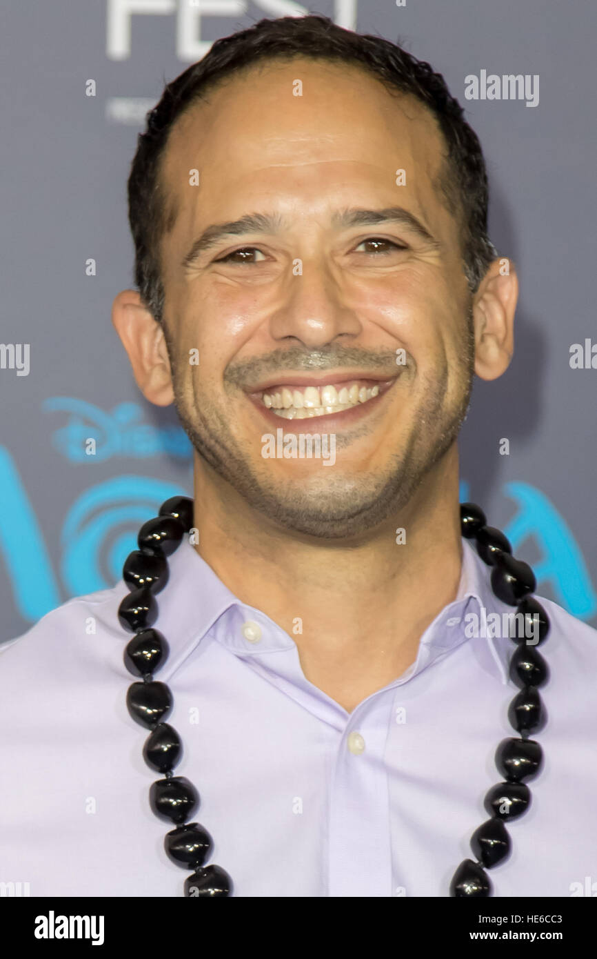 Joe Nieves attending the premiere of Disney's 'Moana,' during AFI FEST ...