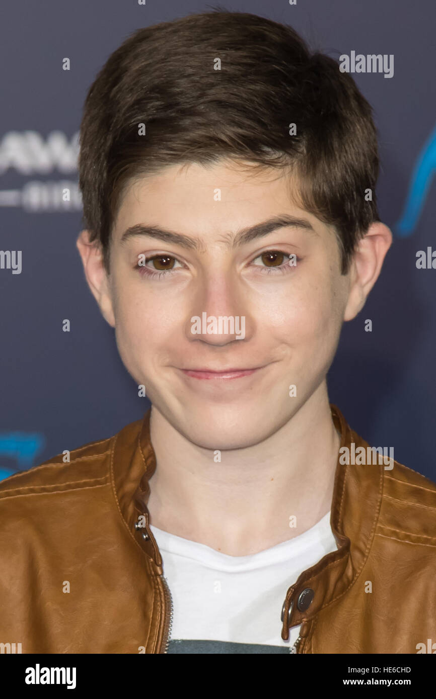 Mason Cook attending the premiere of Disney's 'Moana,' during AFI FEST ...