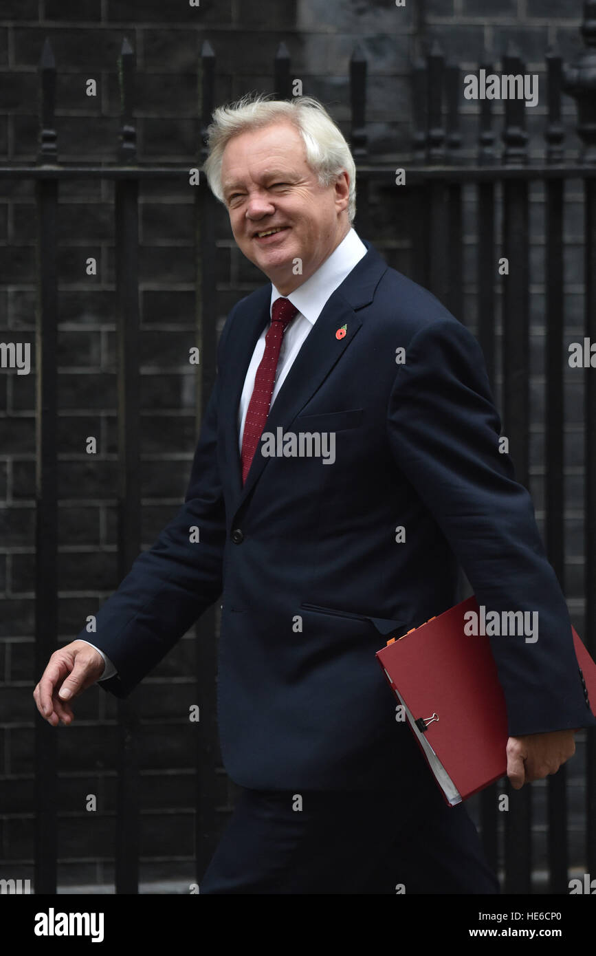 Ministers attend a Cabinet meeting at 10 Downing Street. Featuring: David Davis Where: London ...