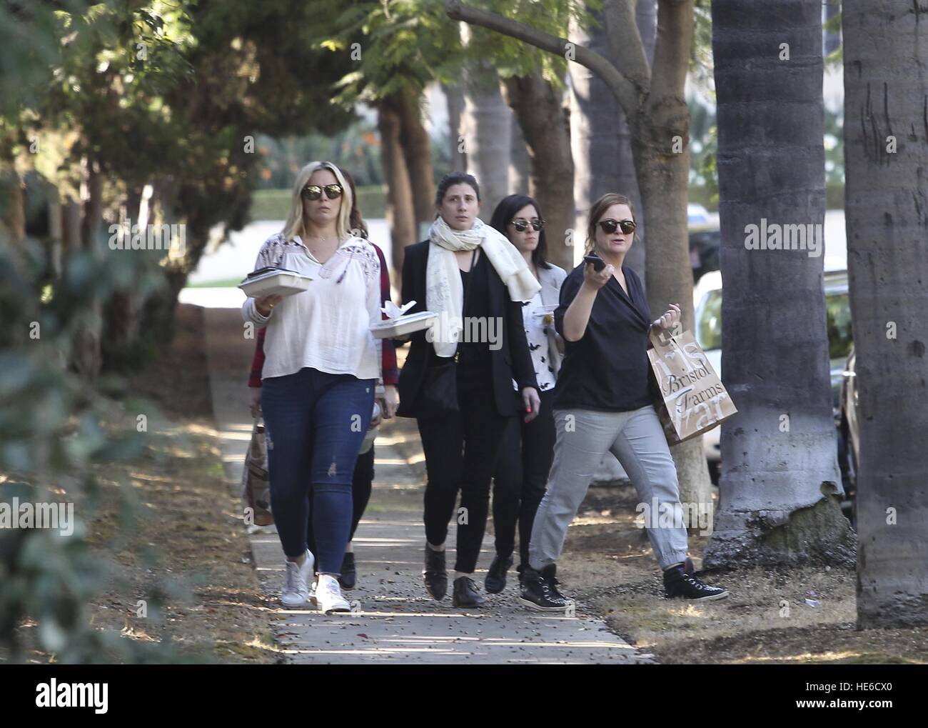 Amy Poehler shopping at Bristol Farms with friends in Beverly Hills ...