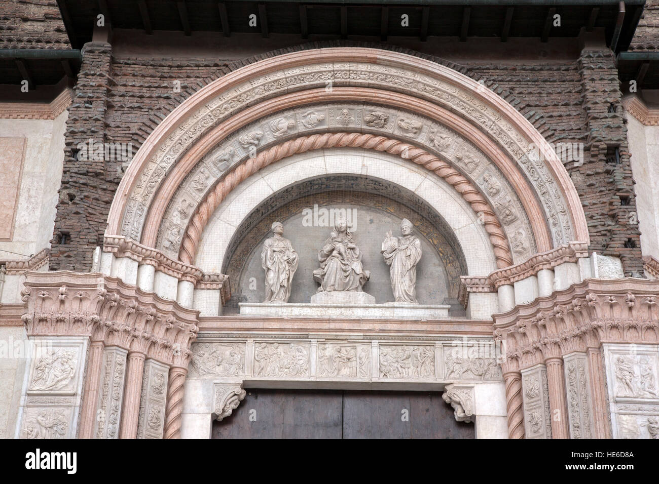 Cathedral Church Building; Piazza Maggiore Square; Bologna; Italy Stock ...