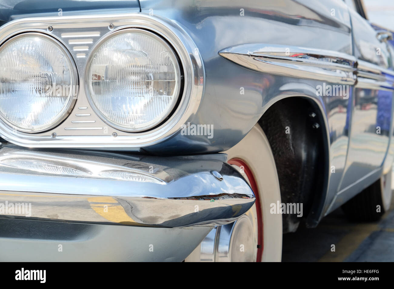 vintage car side Stock Photo - Alamy