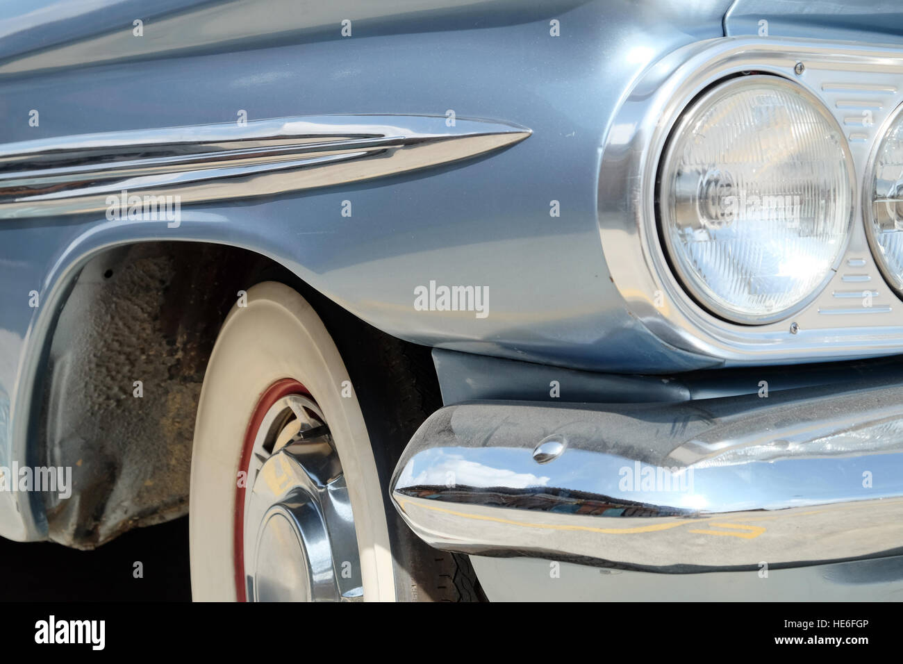 Vintage Car Side Stock Photo - Alamy