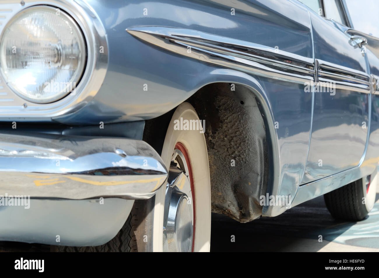 vintage car side Stock Photo - Alamy