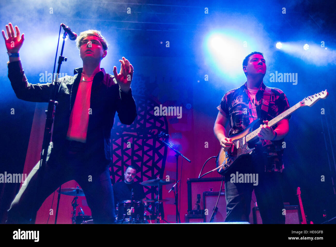 Slaves and Life perform at the O2 Academy Leeds England Featuring: Life ...