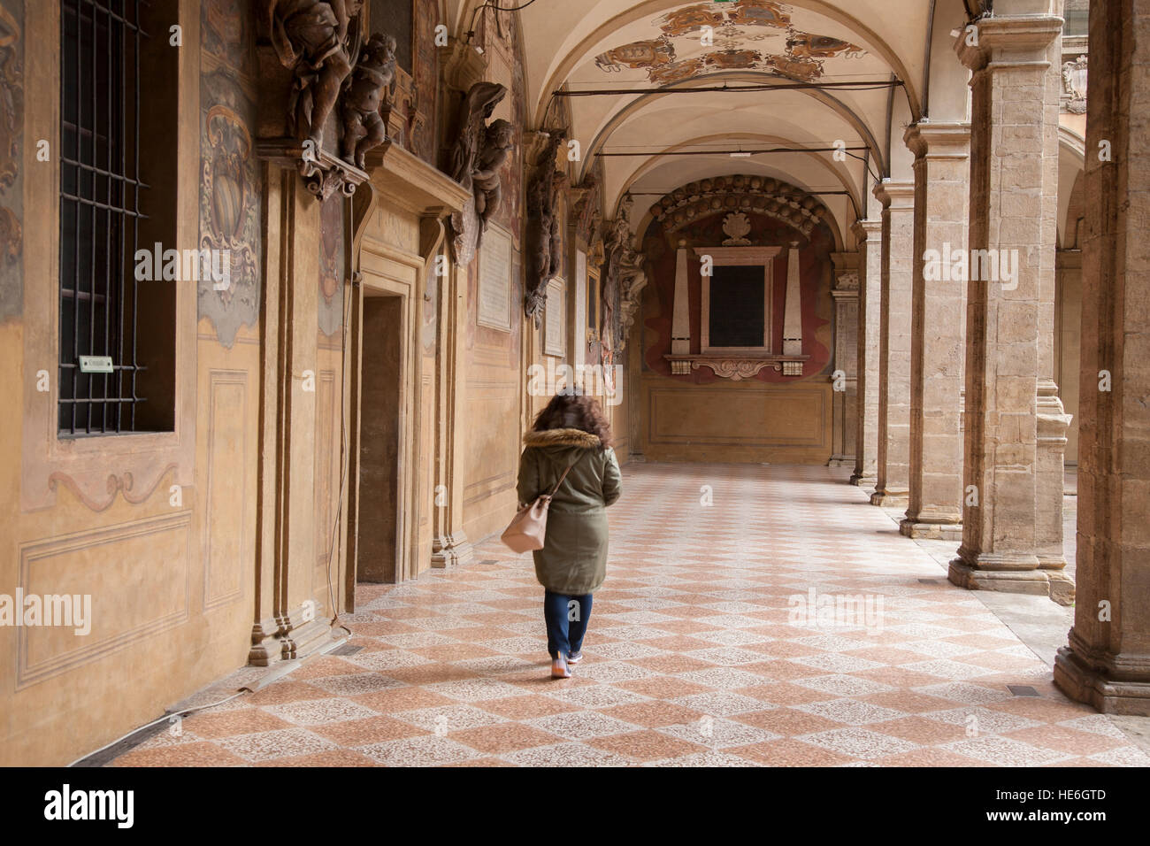 Biblioteca archiginnasio library bologna hi-res stock photography and ...