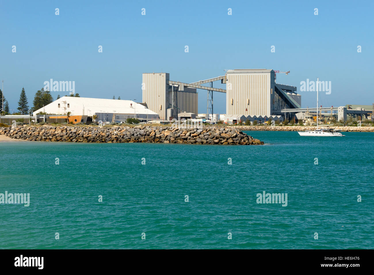 Grain loading facility, Champion Bay, Geraldton, Western Australia ...