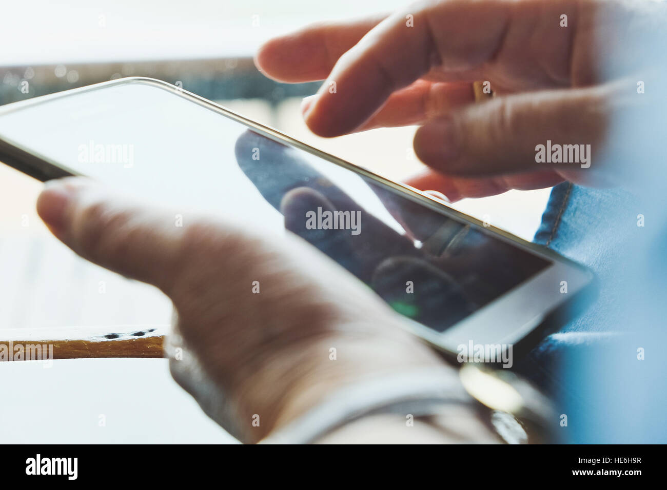 people using smart phone Stock Photo - Alamy
