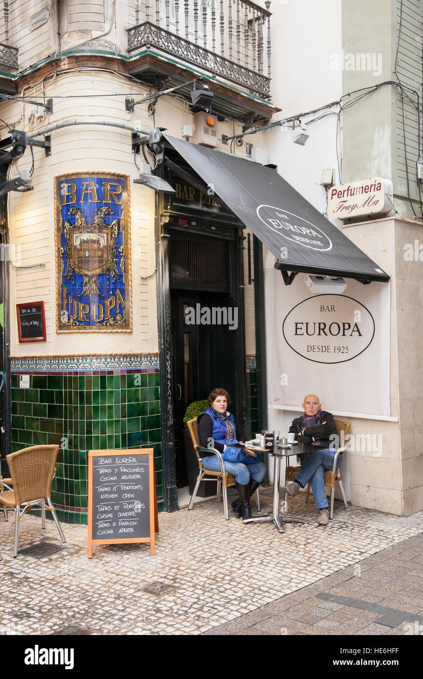 Cafe europa seville hi-res stock photography and images - Alamy