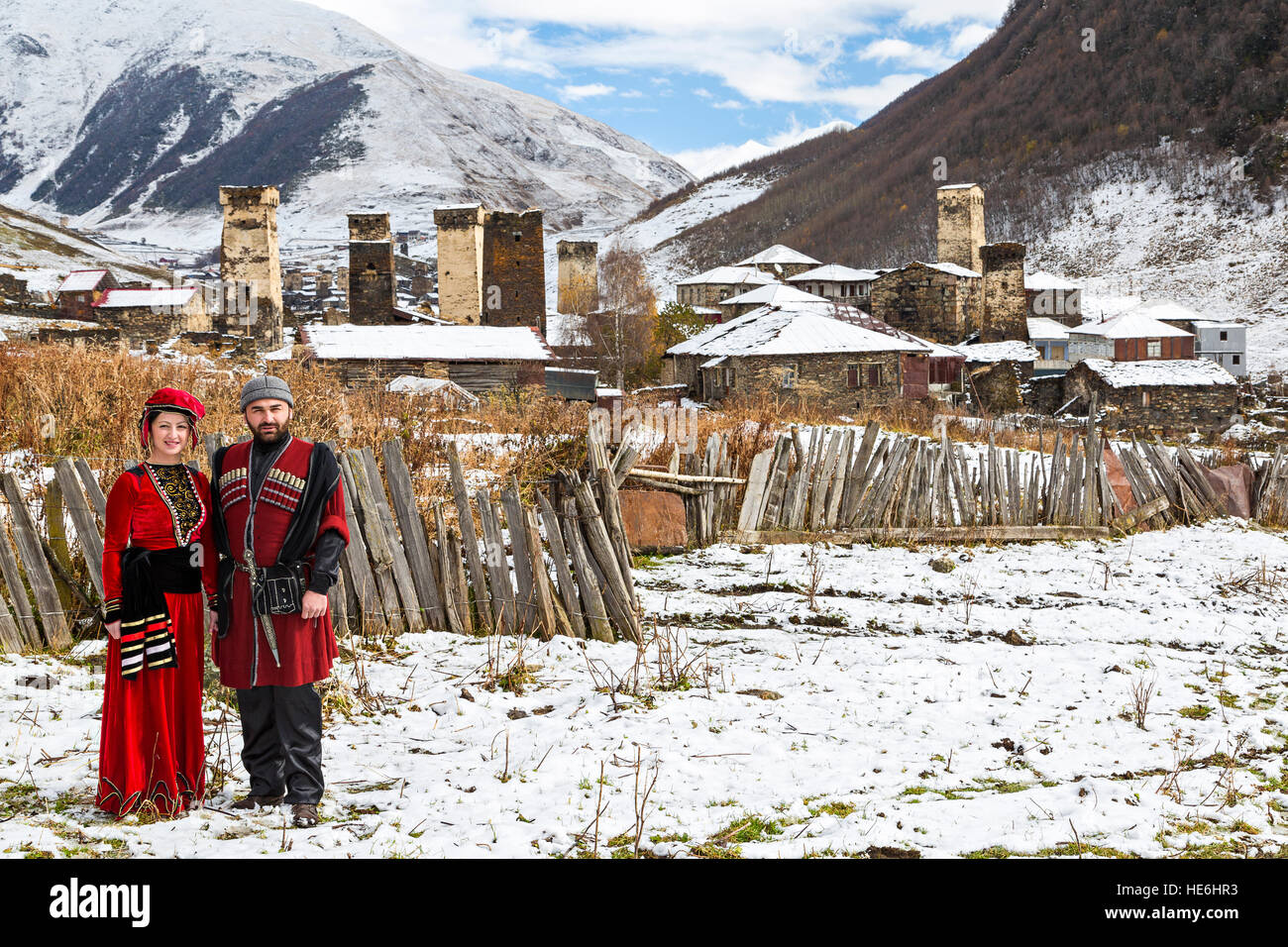 Georgia ushguli svaneti people hi-res stock photography and images - Alamy
