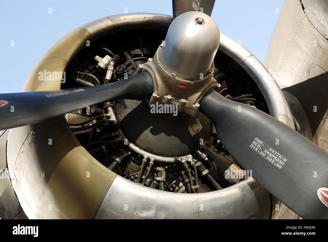 The propeller of a plane Stock Photo - Alamy