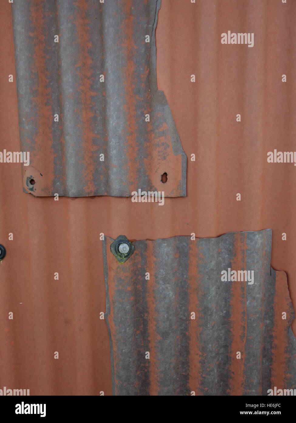 rusty metal panels Stock Photo - Alamy
