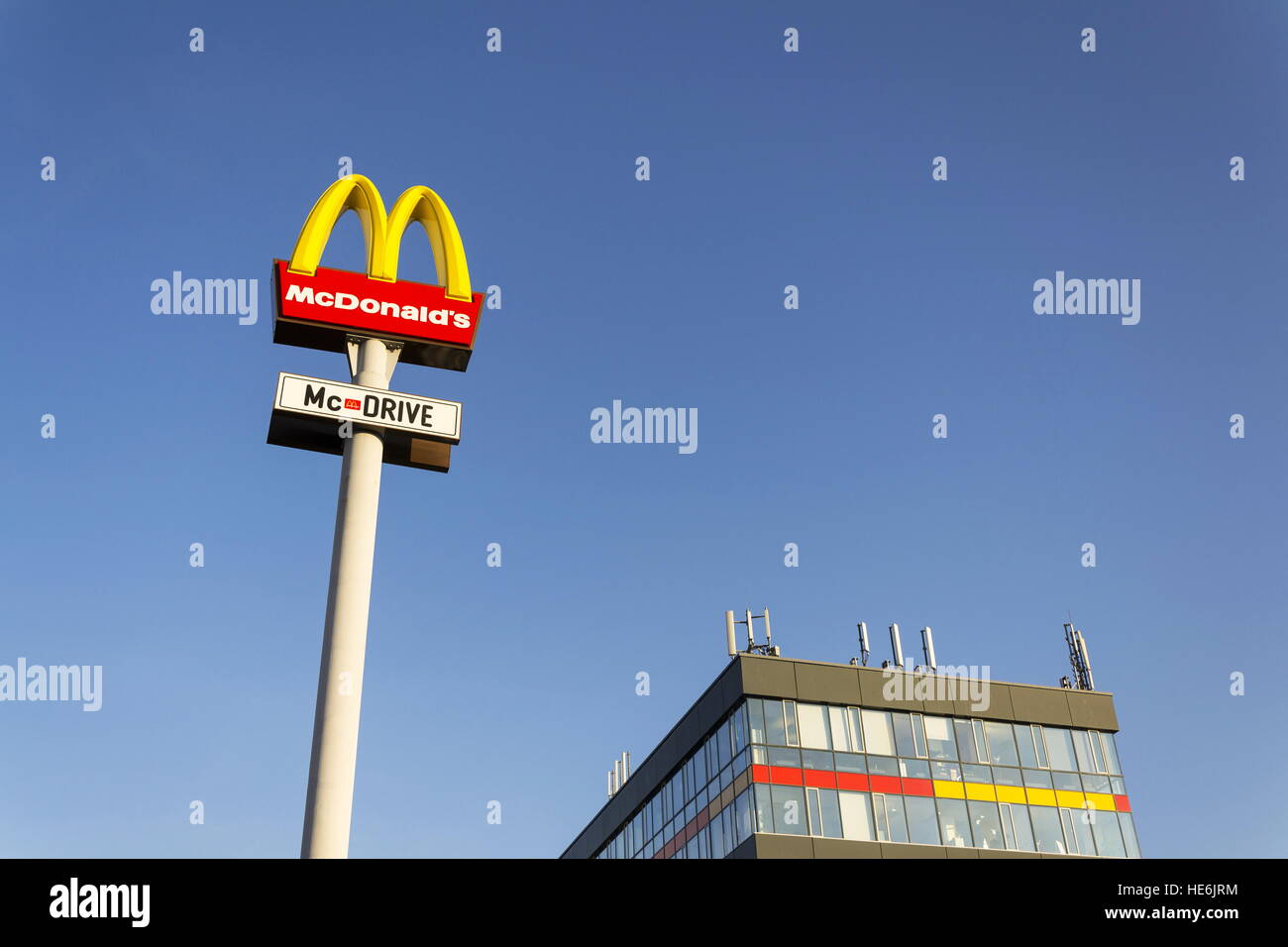Mcd logo design hi-res stock photography and images - Alamy