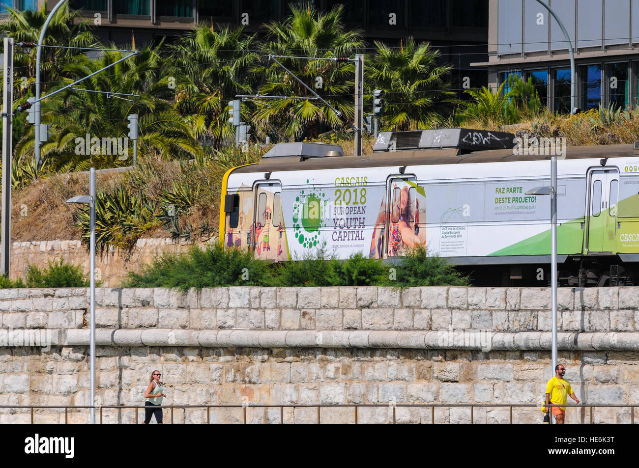 Cascais lisbon train hi-res stock photography and images - Alamy