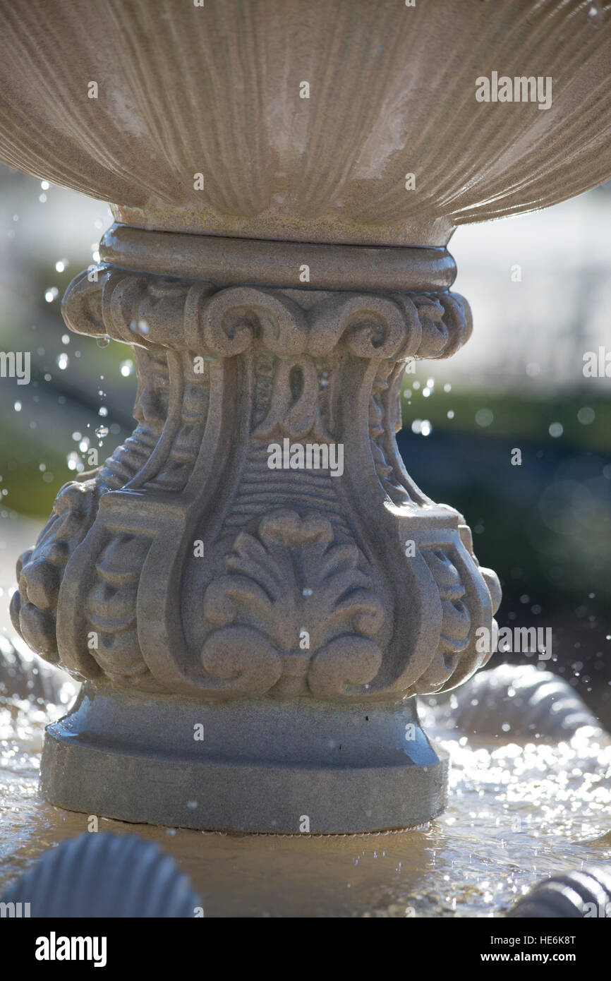 Extreme close up of ceramic waterfall Stock Photo - Alamy