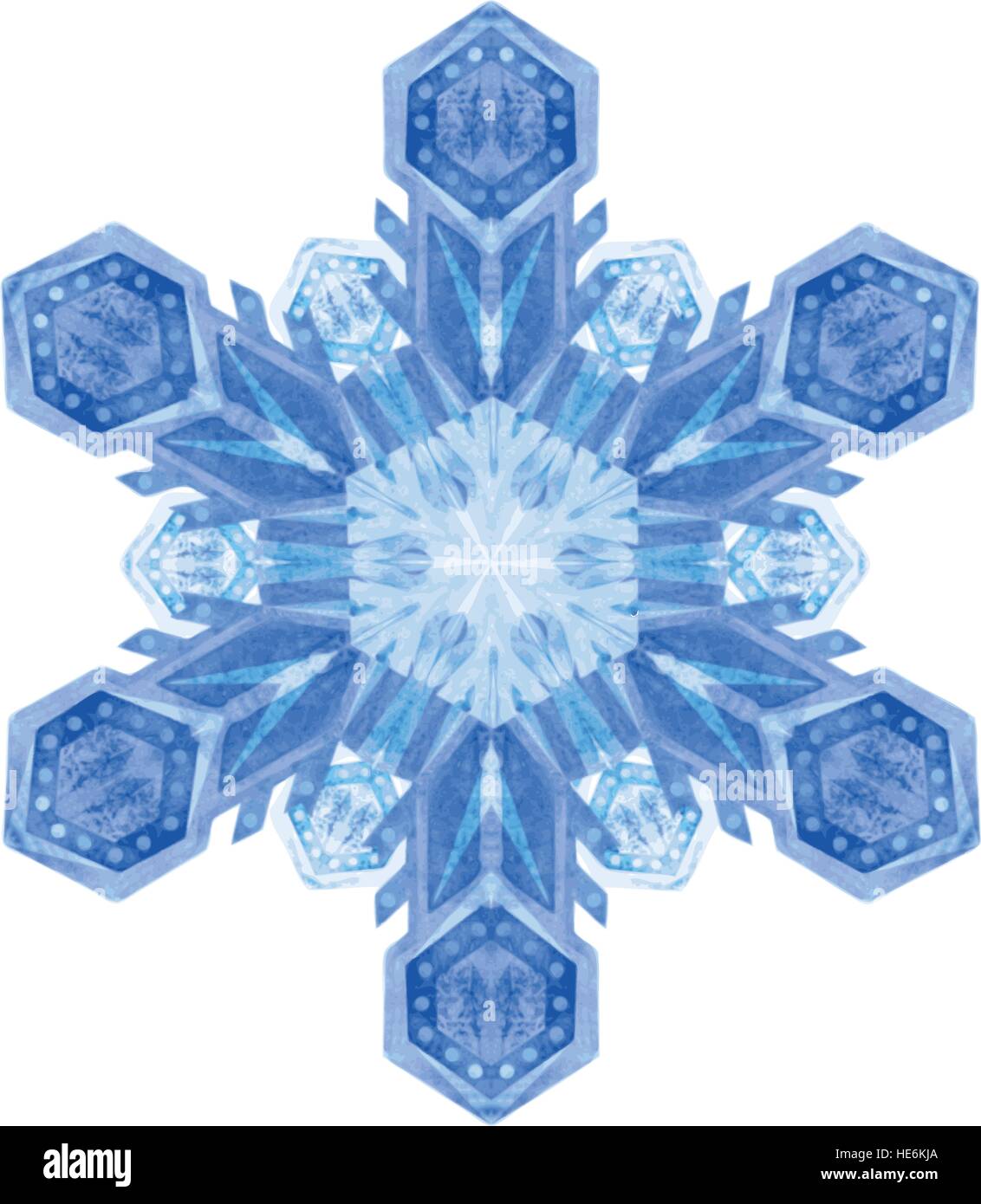 Symbol of winter. Beautiful decoration Stock Vector Image & Art - Alamy