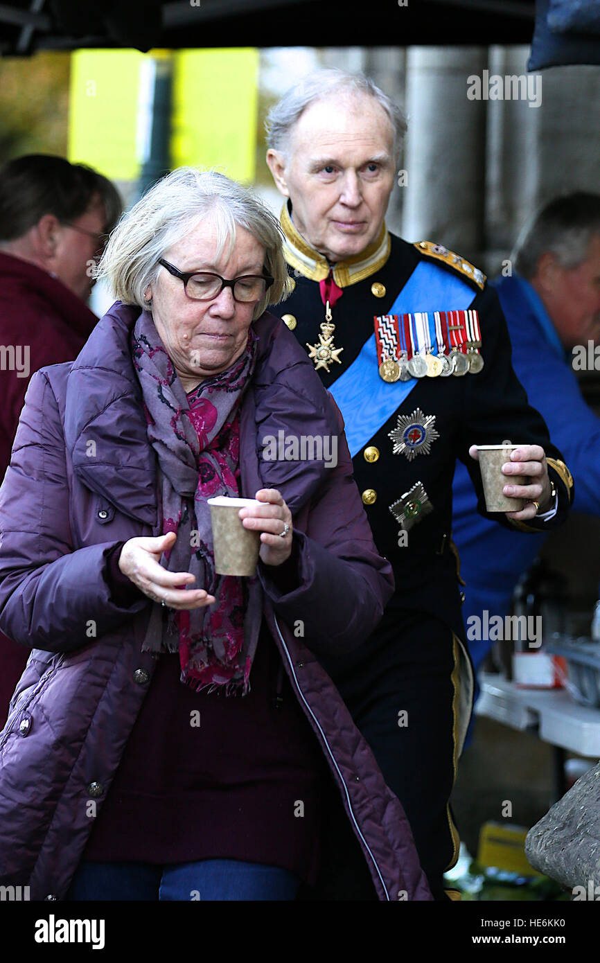The film set of 'King Charles III' Featuring: Tim Pigott-Smith Where ...
