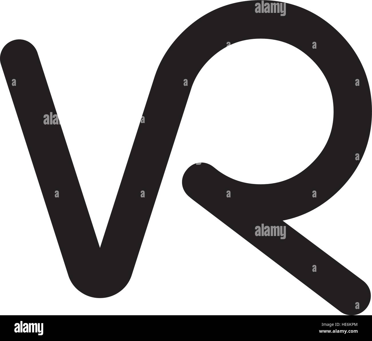 Digital reality logo Stock Vector Images - Alamy