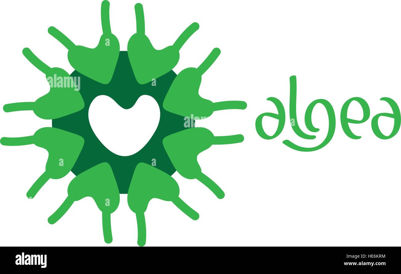 Microscobic Algea Icon and Logo Design Stock Vector Image & Art - Alamy