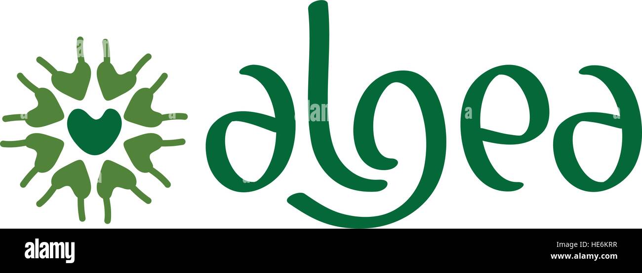 Algae logo hi-res stock photography and images - Alamy