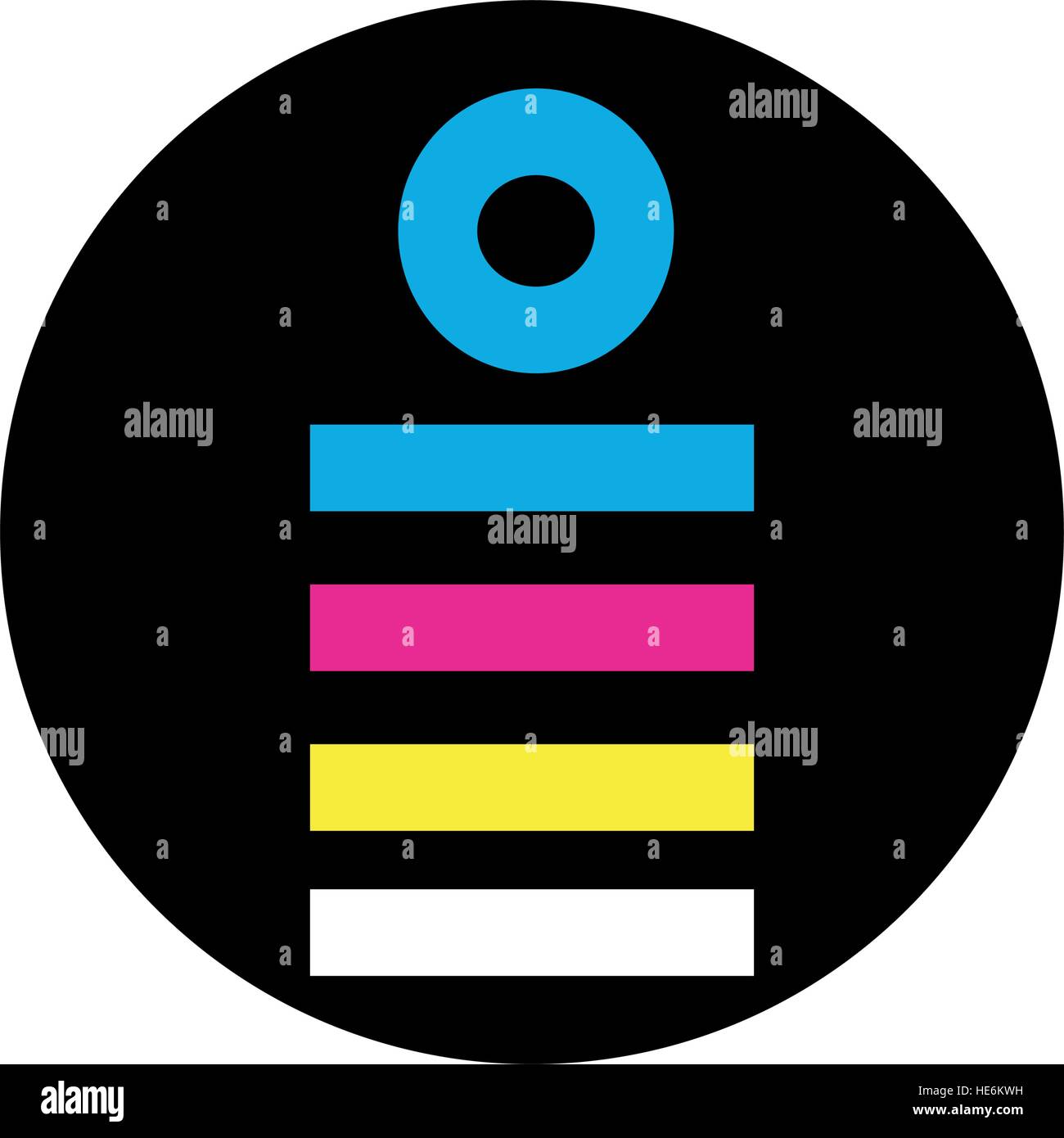 CMYK Icon Design Concept, EPS 8 supported Stock Vector Image & Art - Alamy