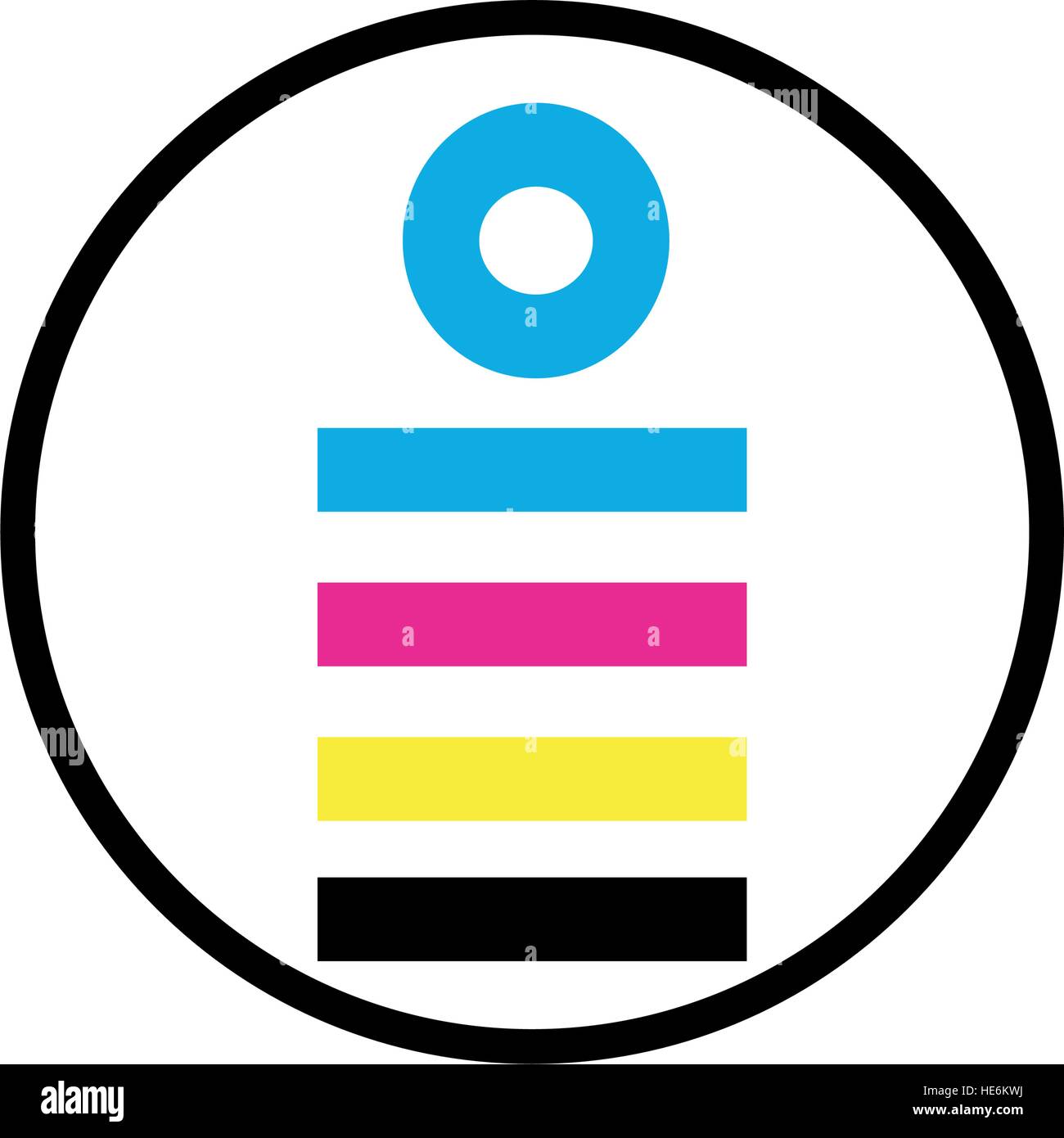 CMYK Icon Design Concept, EPS 8 supported Stock Vector Image & Art - Alamy